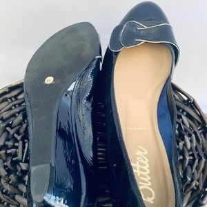 Butter | Shoes | Butter Brand Made In Italy Leather Flats Navy Blue ...